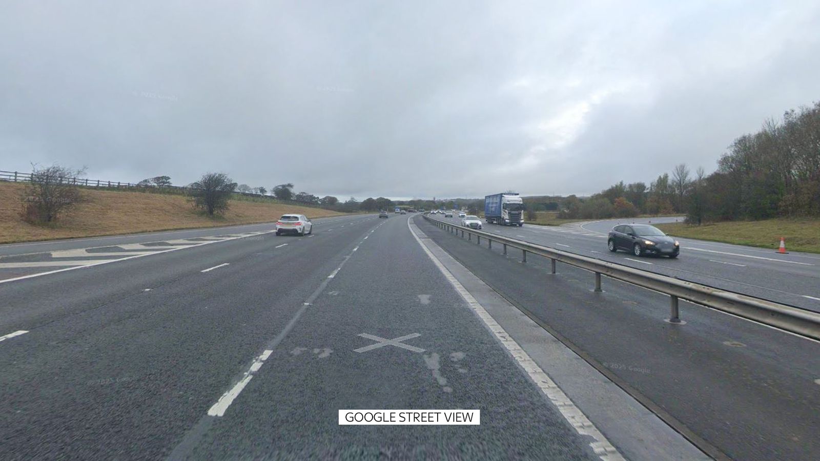 Teenager killed as van crashes into tree on motorway