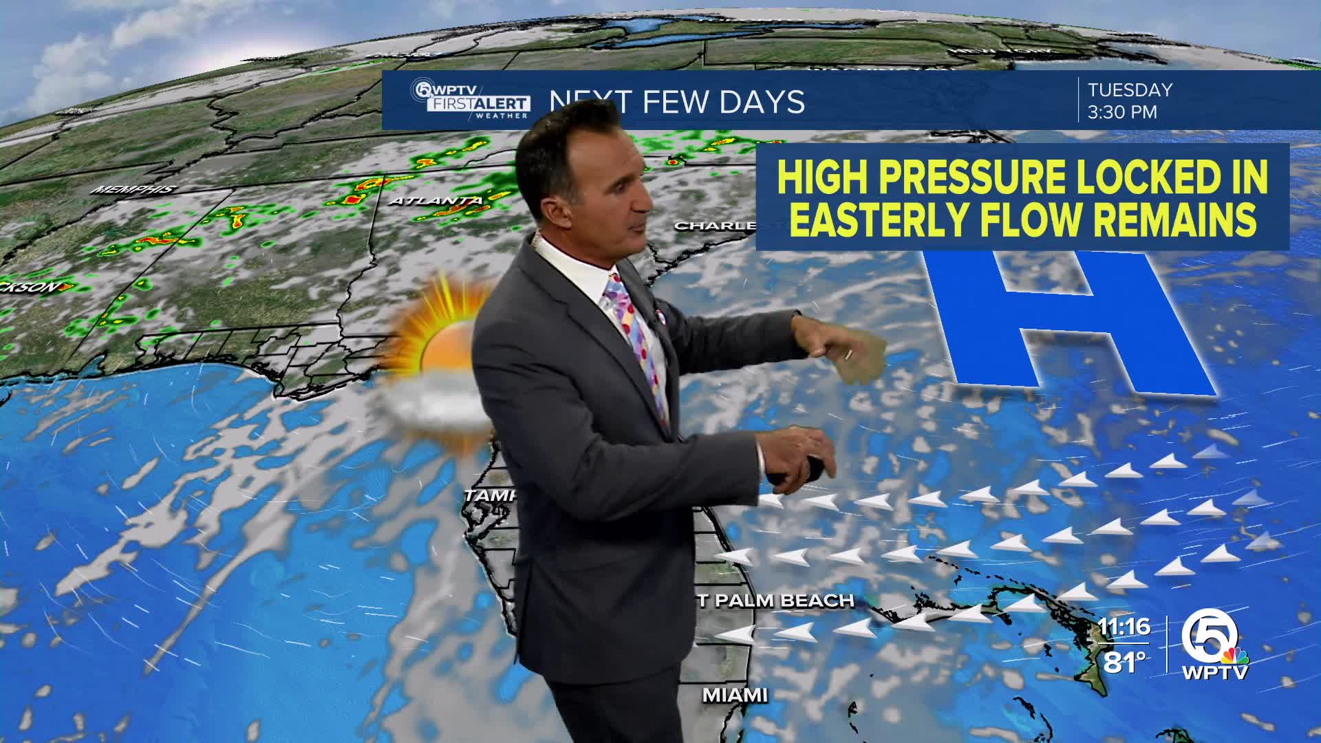 WPTV First Alert Weather Forecast for Afternoon of Tuesday, April 22, 2025