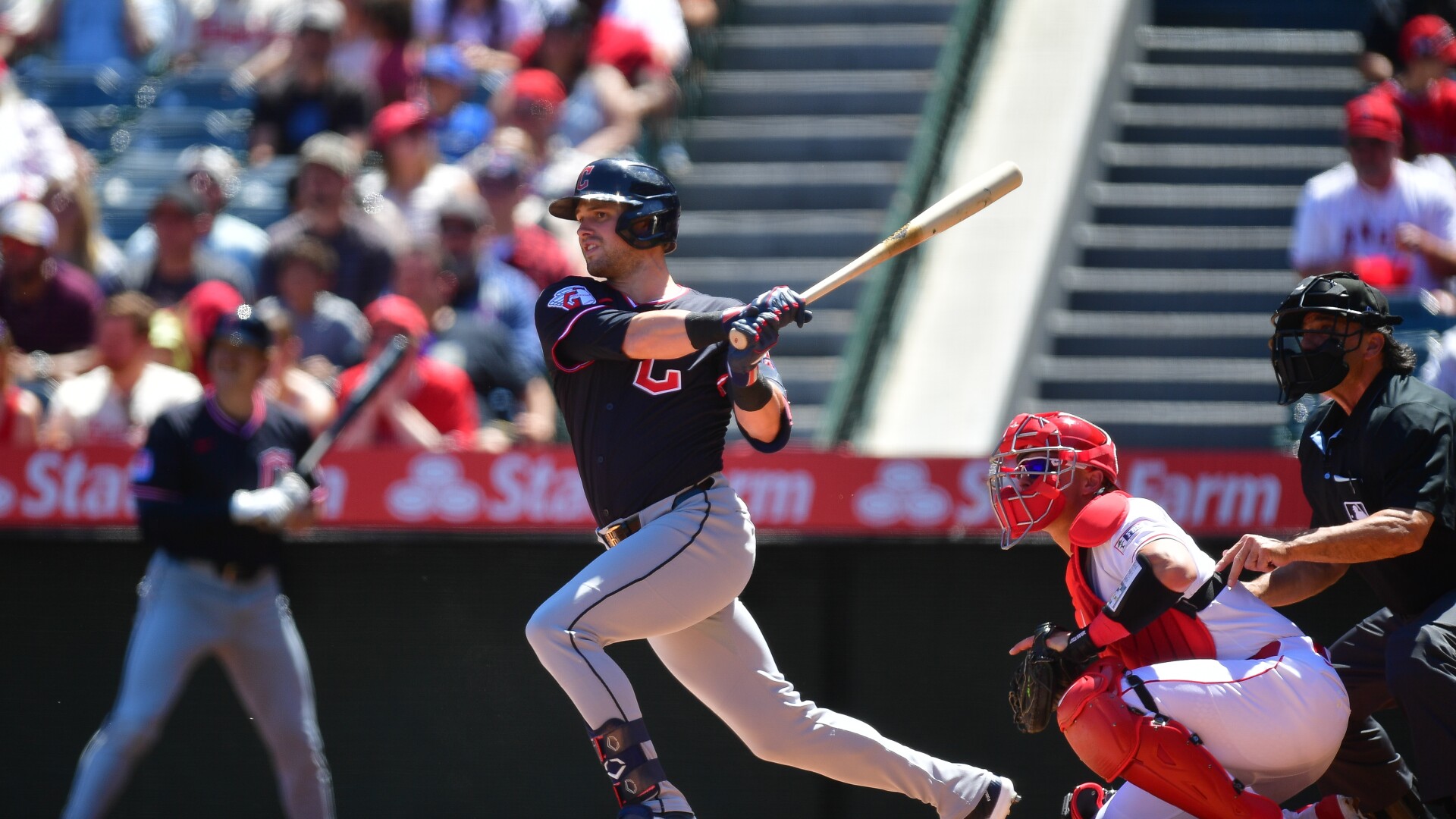 Guardians place Lane Thomas on 10-day injured list with bruised right wrist