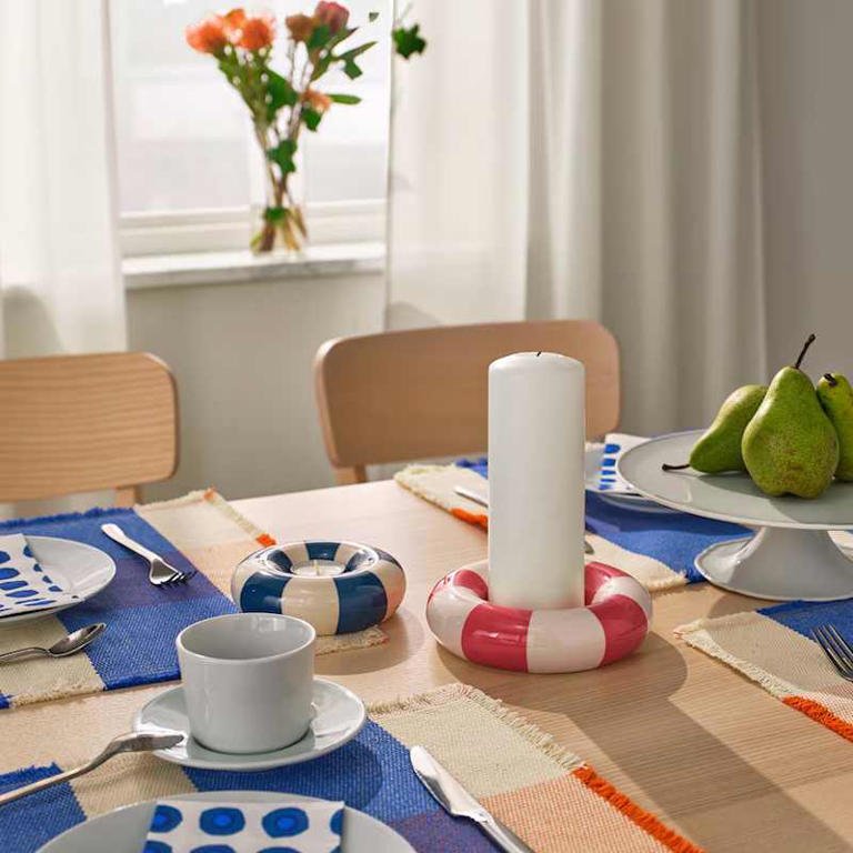 IKEA's $5 Candleholders Look Like Cute Mini Pool Floats