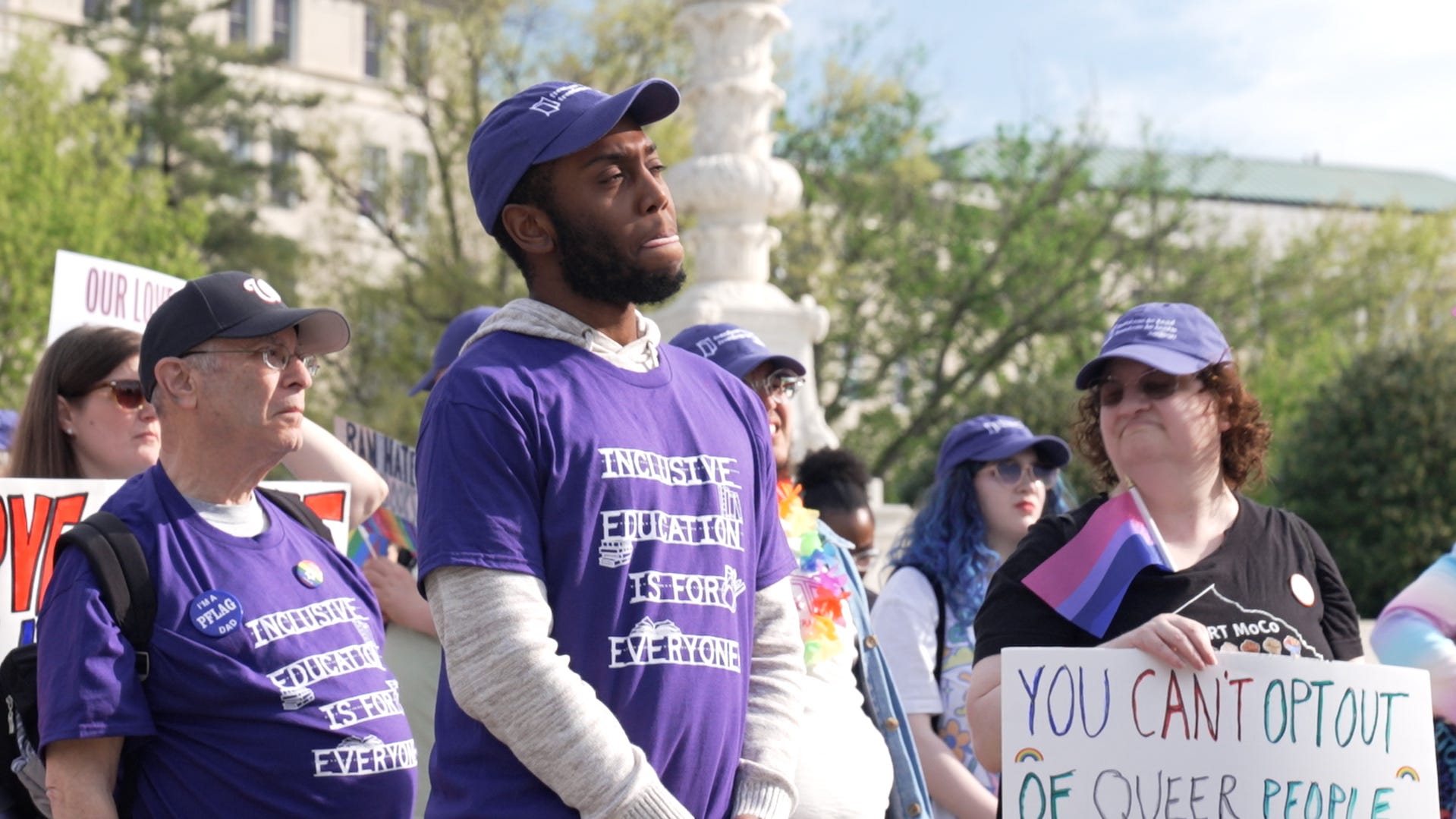 Protests erupt as SCOTUS hears case on parents' rights, LGBTQ+ books in ...