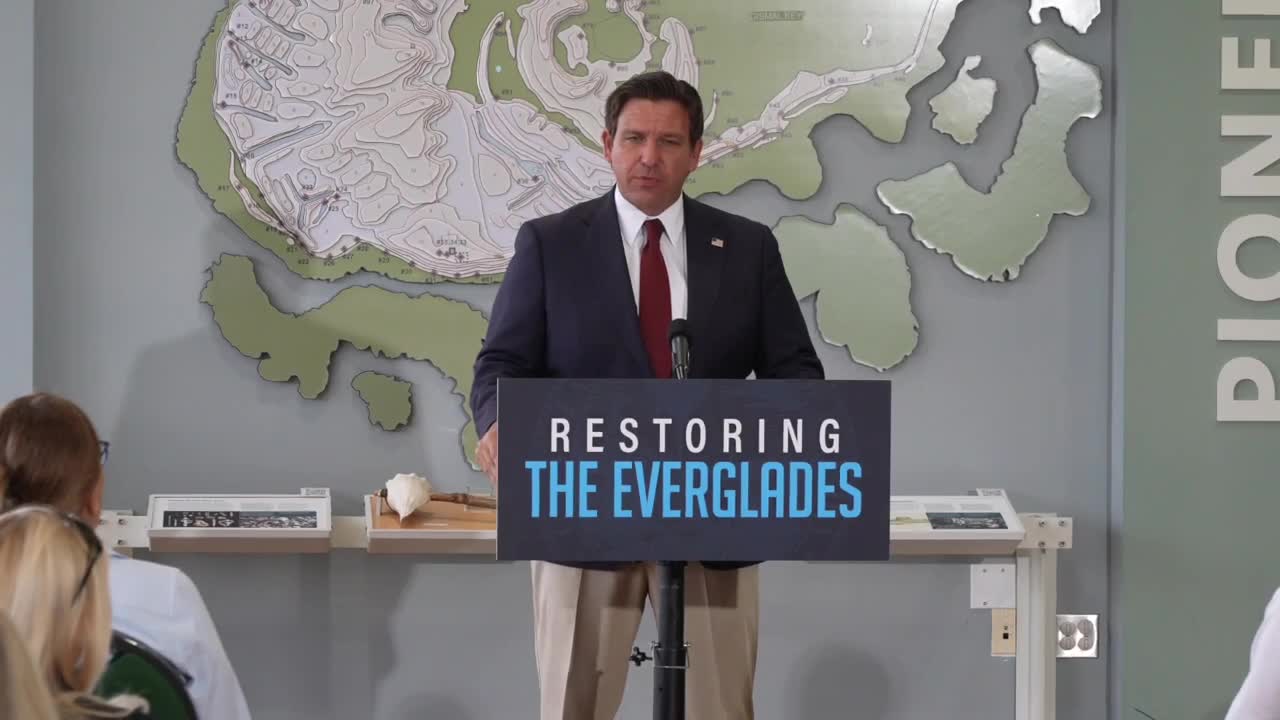Governor Ron DeSantis visits Naples to defend his $800M Everglades ...