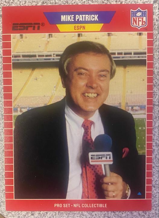 Mike Patrick, former ESPN broadcaster and voice of Sunday Night ...