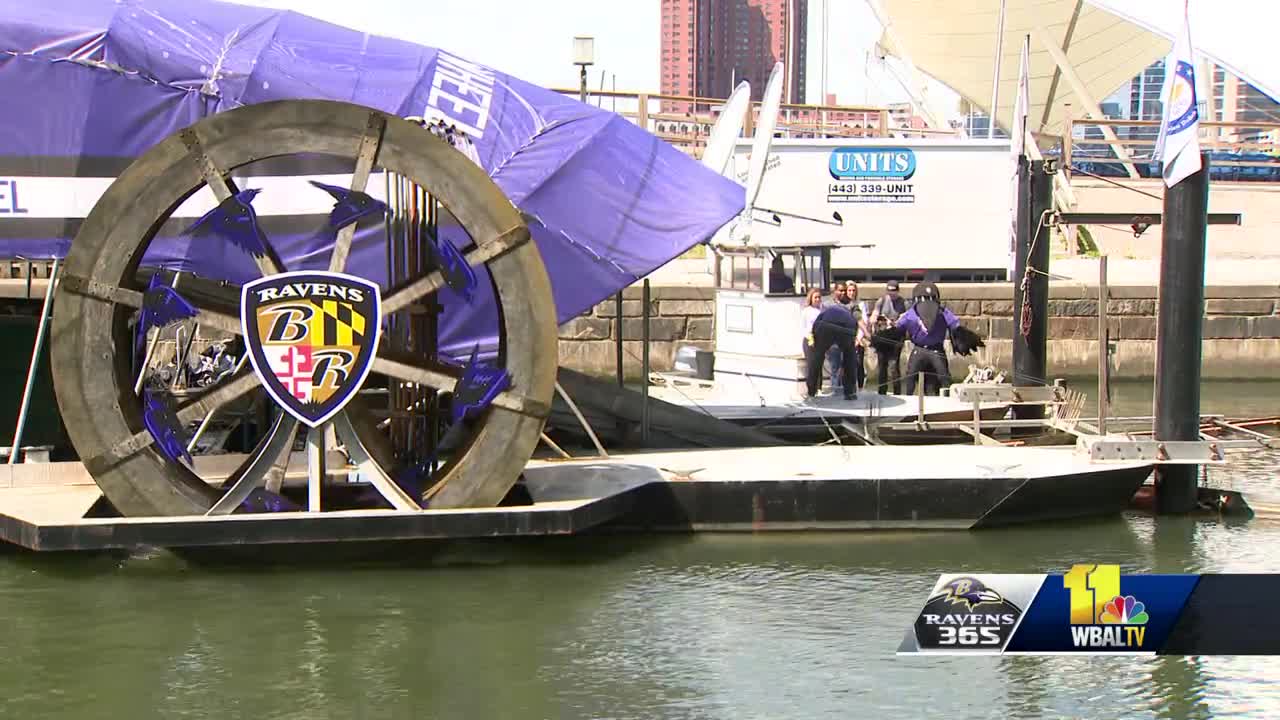 Ravens give Mr. Trash Wheel new look, funding