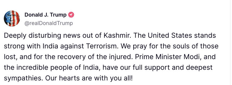 ‘Deeply disturbing',‘brutal crime': World leaders condemn Pahalgam ...