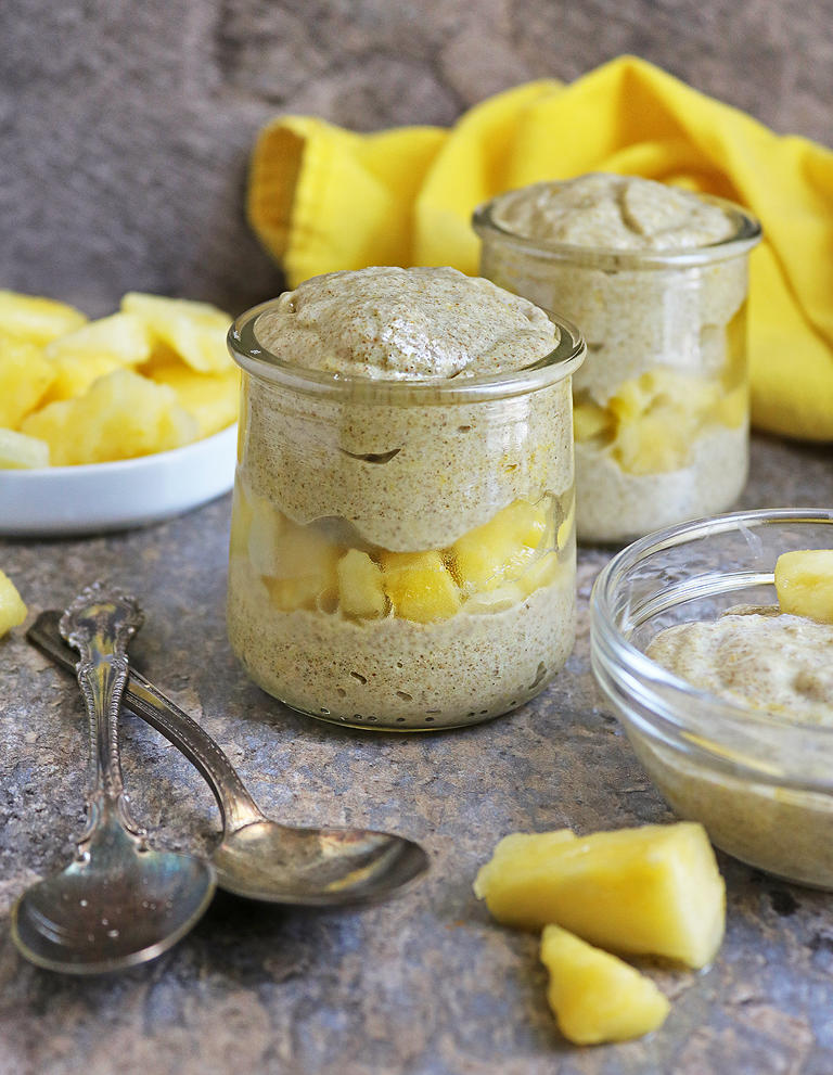 Pineapple Coconut Chia Pudding