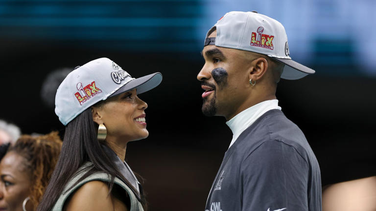 Jalen Hurts reveals he has married Bry Burrows – inside their on-off ...