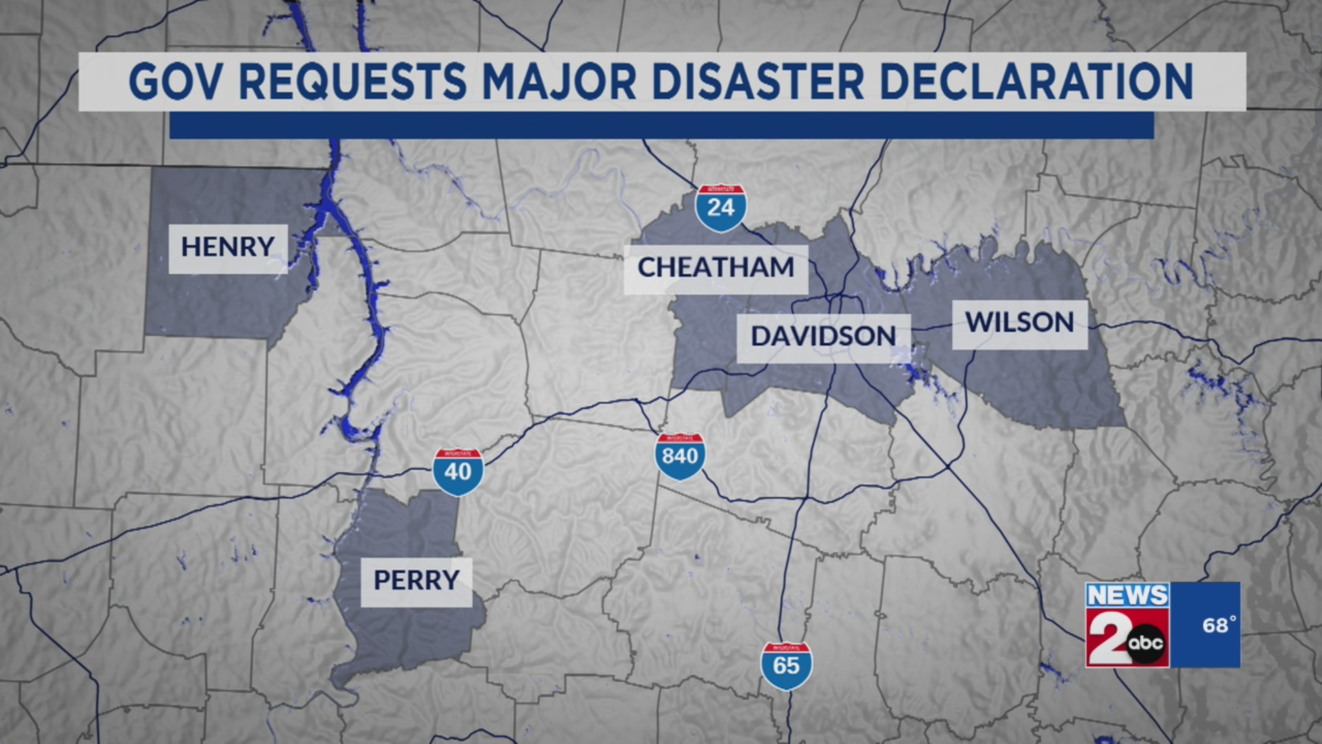 Gov. Bill Lee formally requests major disaster declaration