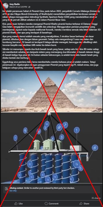 Scientists rubbish claims of 'giant structures' underneath Egyptian ...