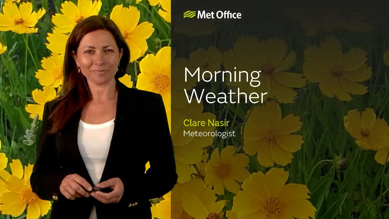 Met Office Wednesday morning weather forecast 23/04/2025