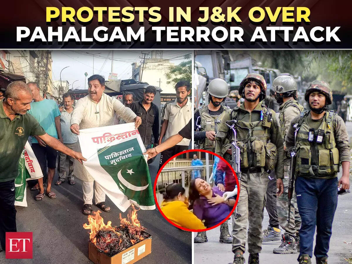 J&K terror horror: Protests erupt to seek justice for Hindu tourists ...