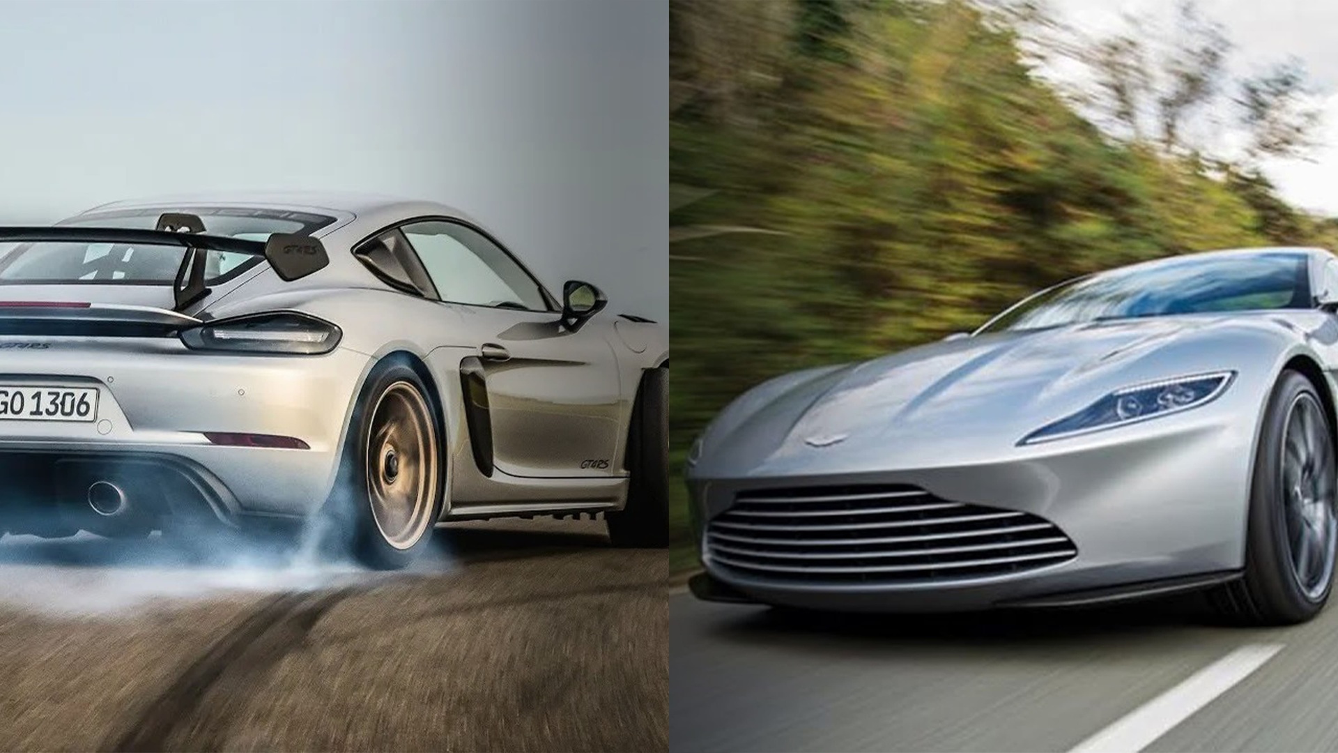 Porsche 718 Cayman GT4 RS vs Aston Martin DB10