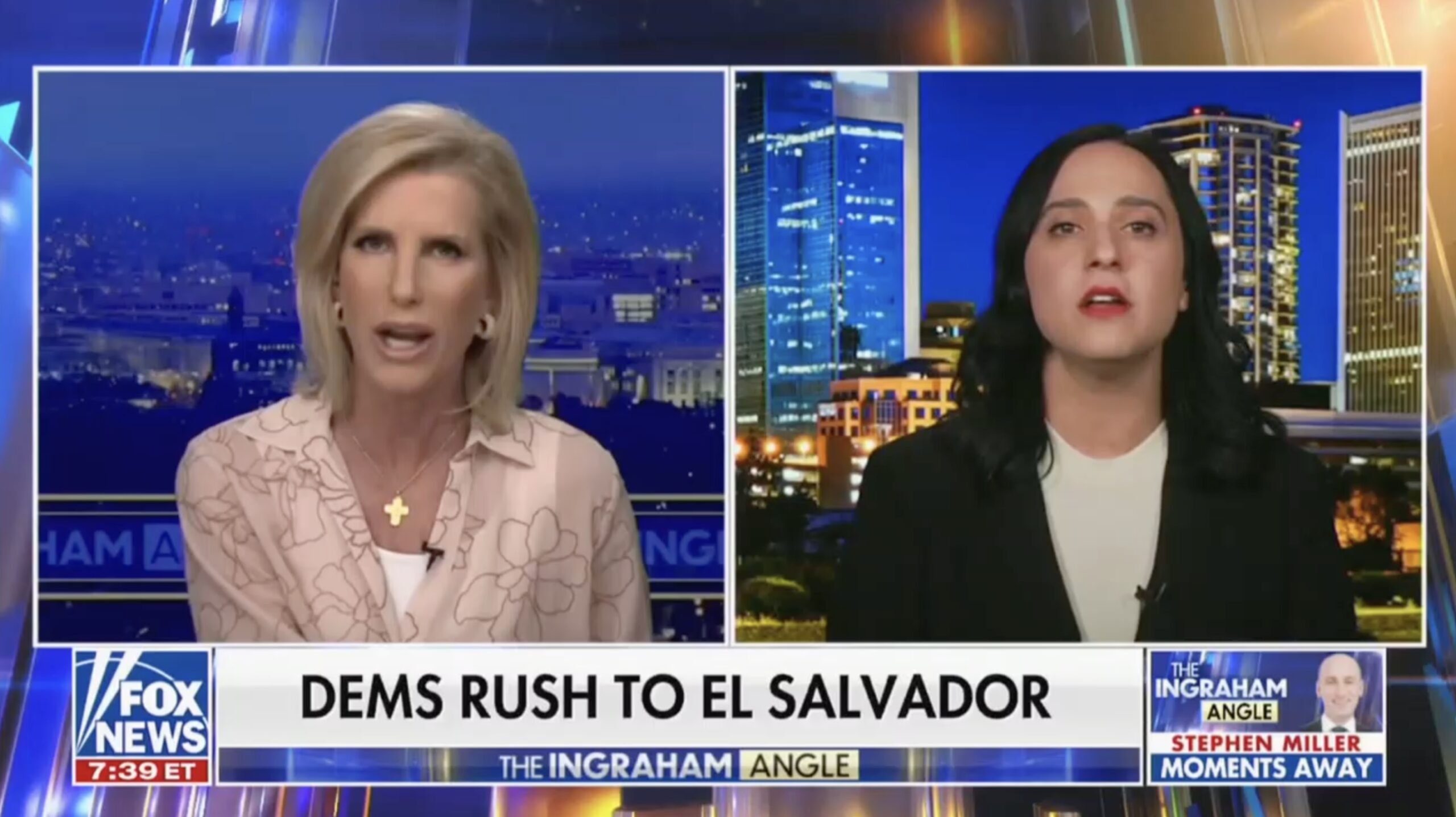 ‘Take a Breath!’ Laura Ingraham Brawls With Democratic Congresswoman in ...