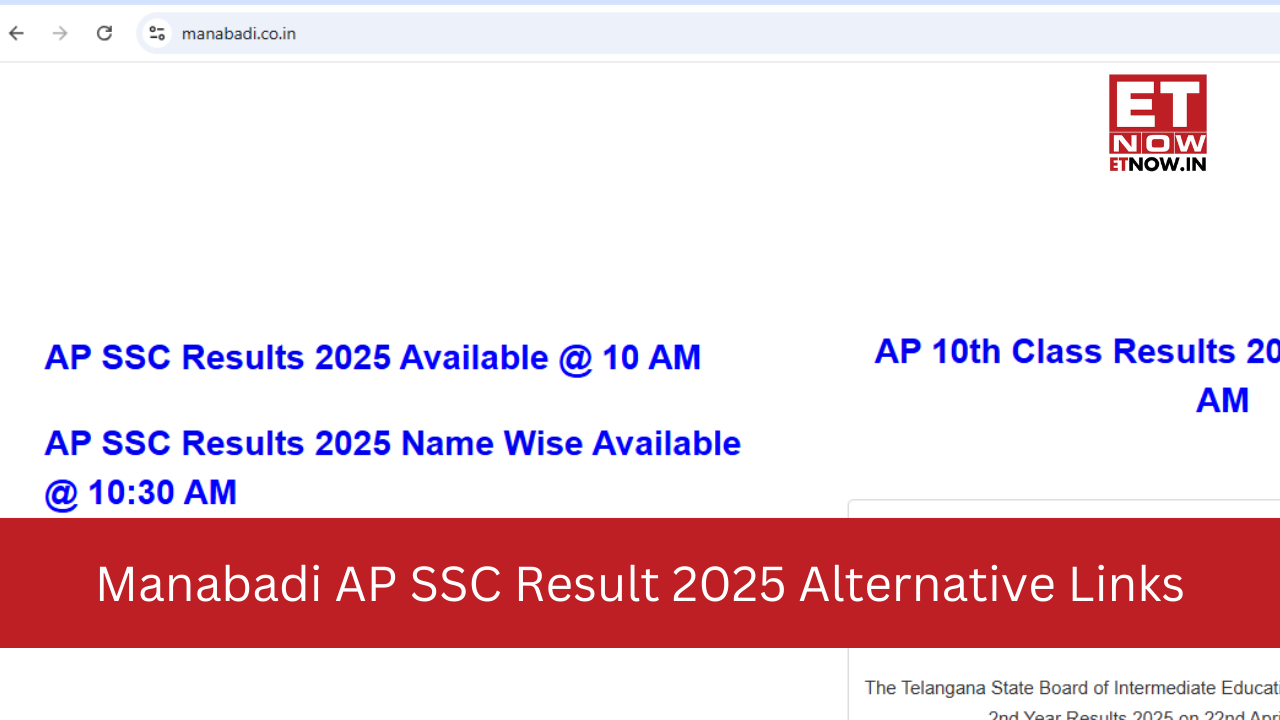 Manabadi AP SSC Result 2025 at manabadi.com; Steps to download AP 10th ...