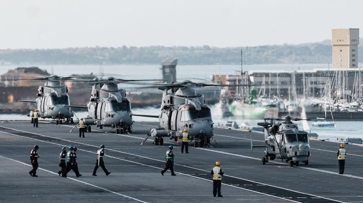 HMS Prince of Wales Carrier Strike Group Sails for CSG 25 Deployment