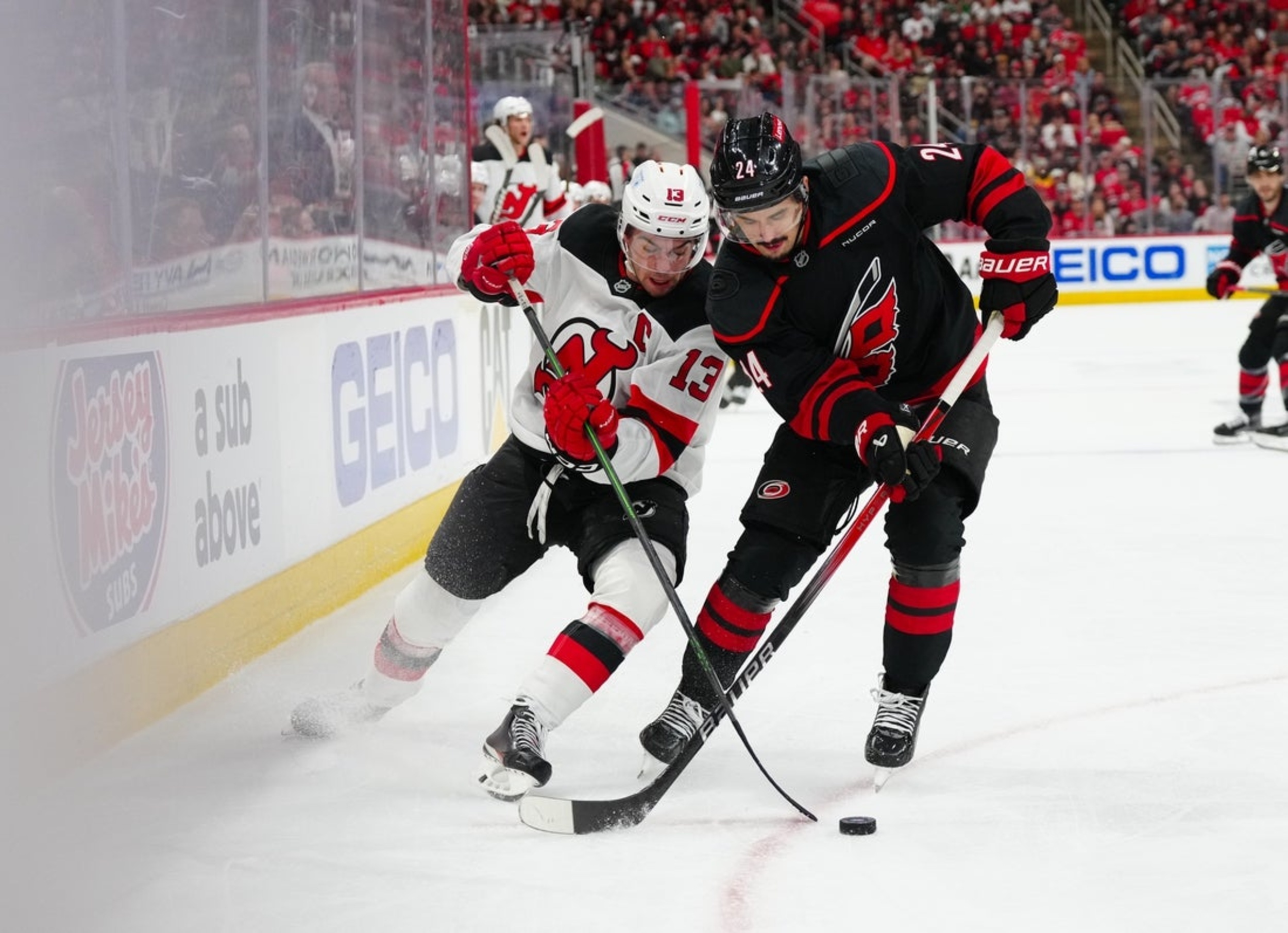 Jordan Martinook, 'Canes grab 2-0 series lead vs. Devils