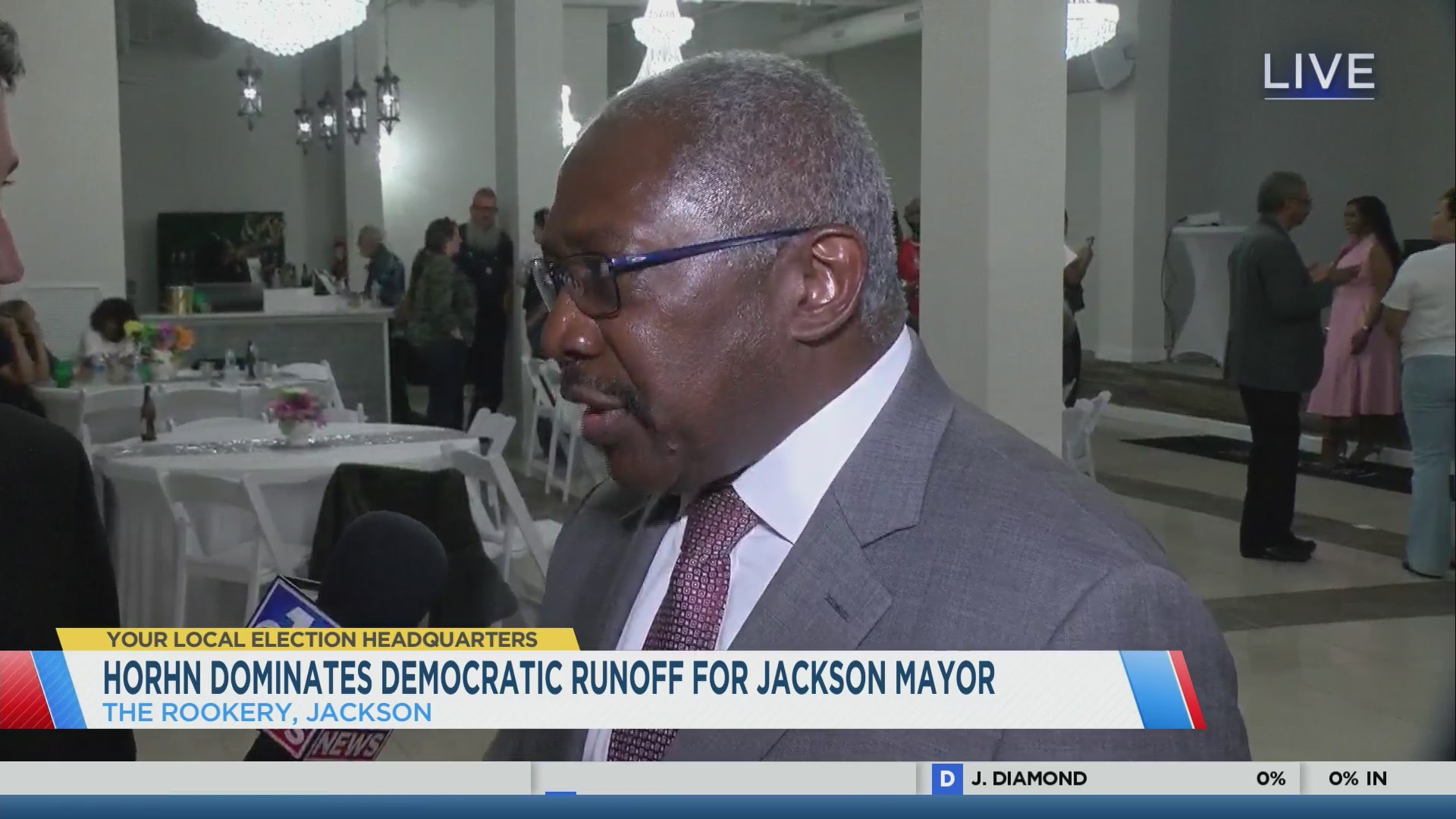 Horhn is projected winner of Jackson Democratic mayoral primary runoff