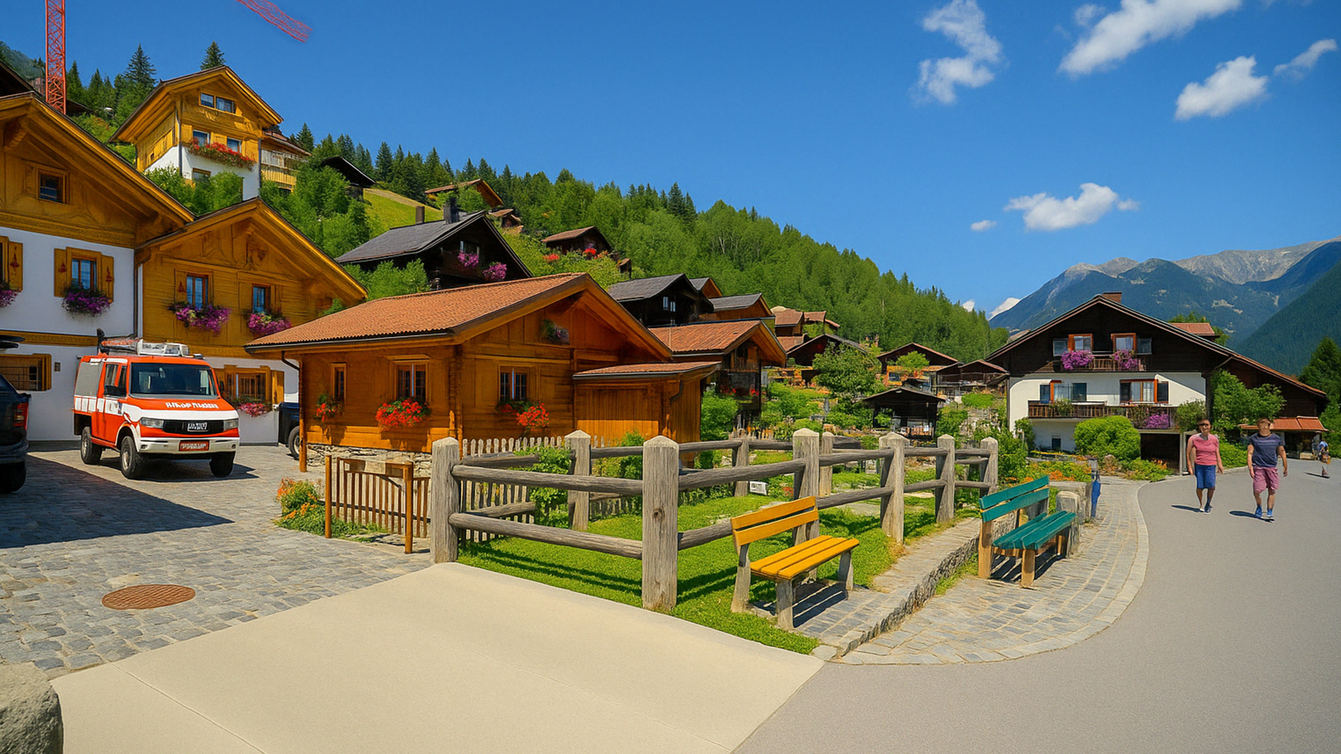 Mittenwald – The Most Picturesque Village in Germany With Storybook Wall Murals (4K)