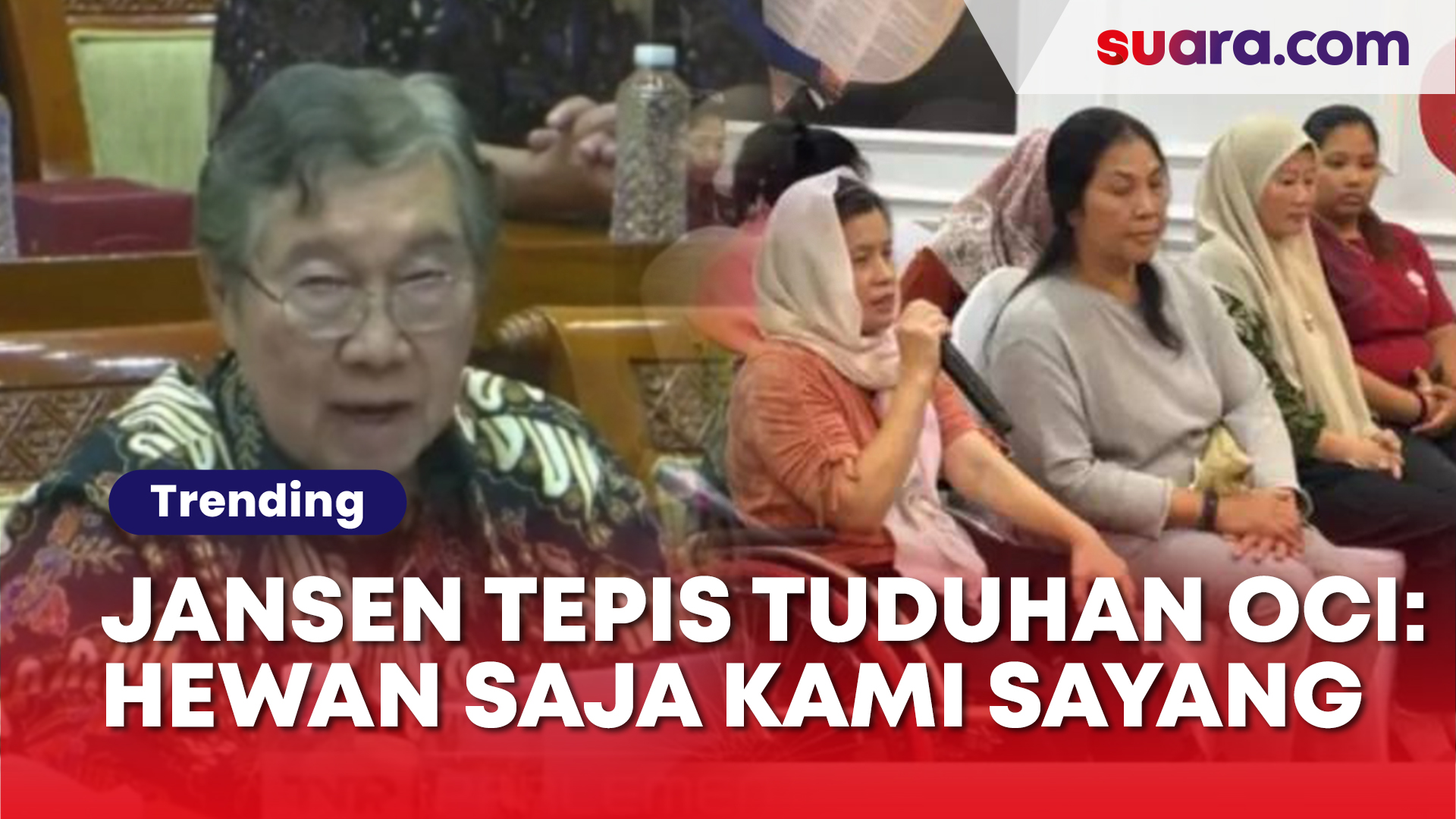 Tepis Tuduhan Siksa Eks Pemain Sirkus OCI, Jansen Manansang di DPR: Hewan Saja Kita Sayang