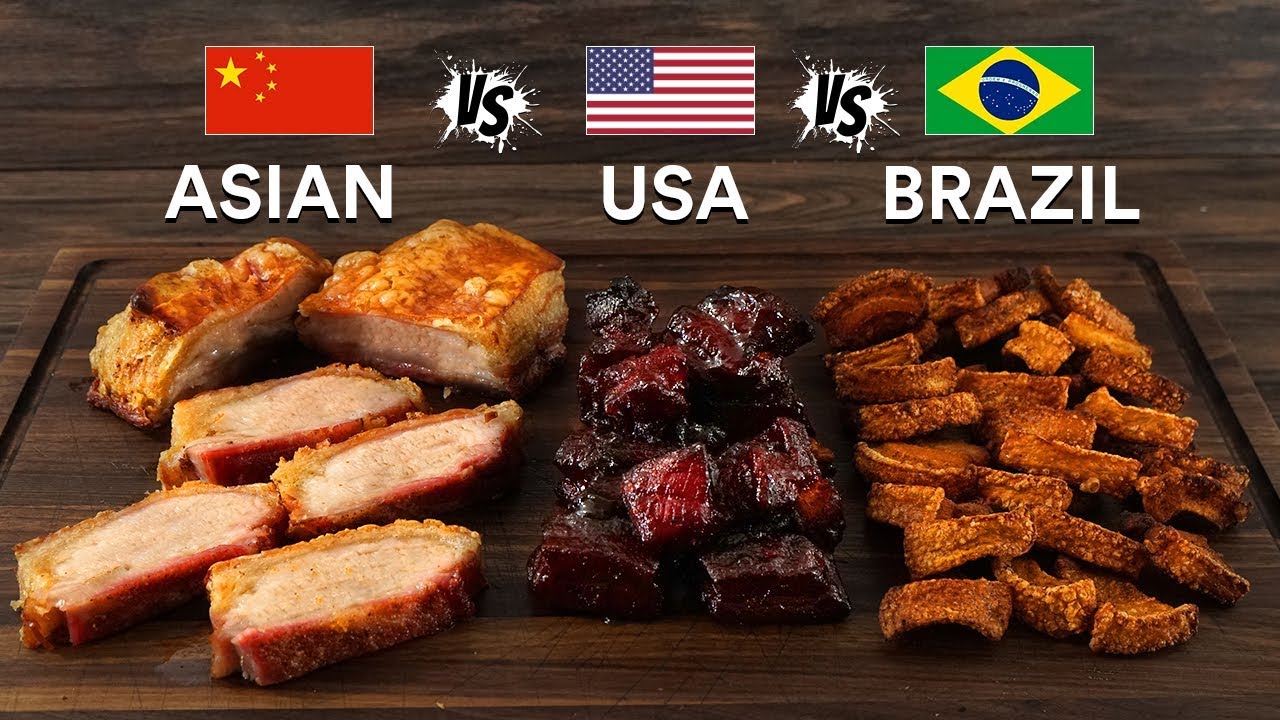 Asian vs. USA vs. Brazilian pork belly | Which is best?