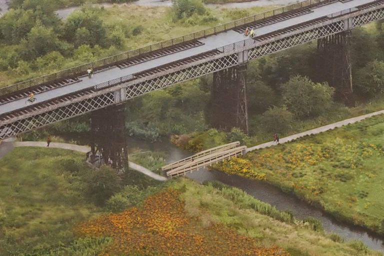 Bridge over river planned next to Ilkeston's Bennerley Viaduct