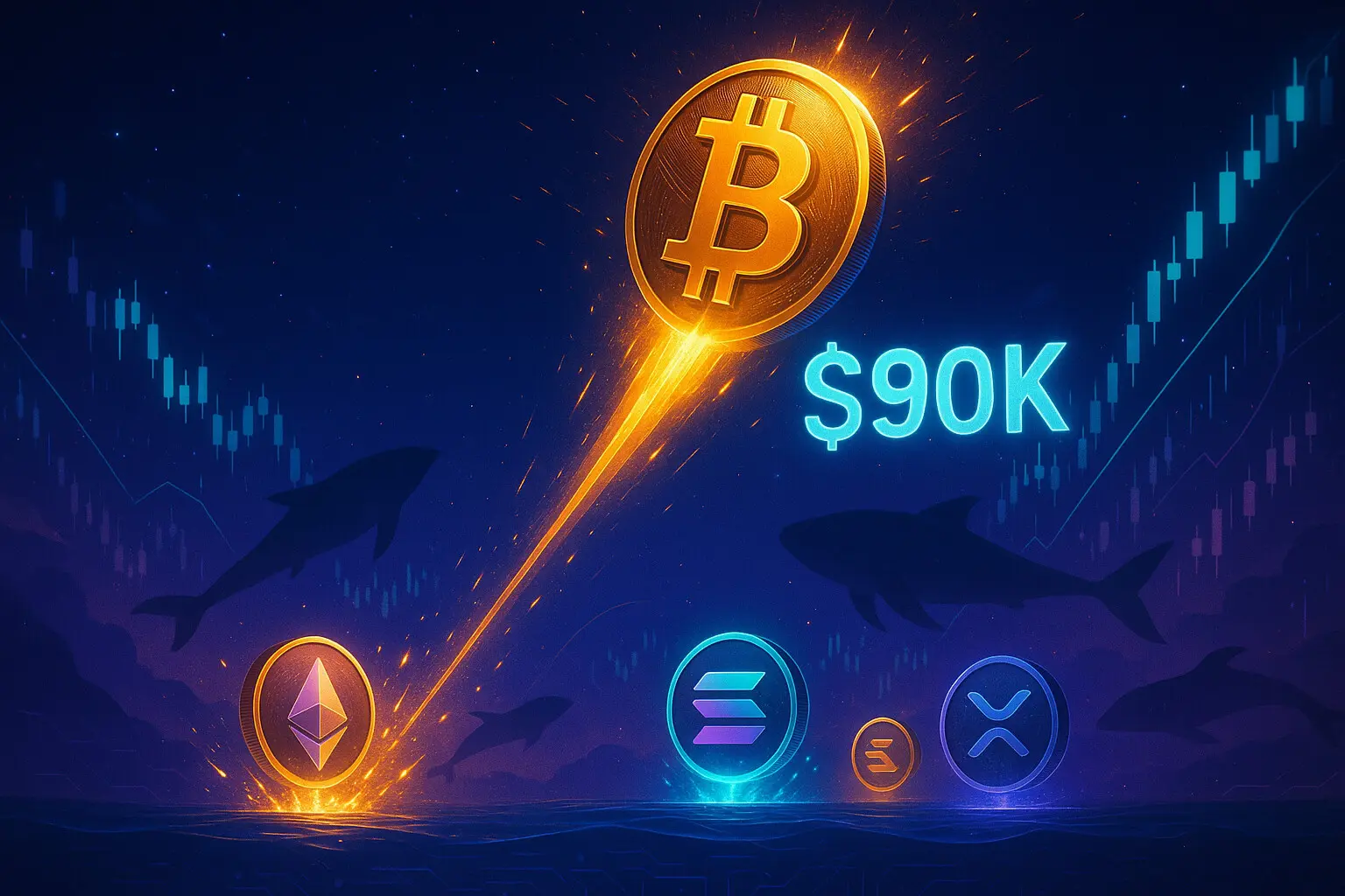 Bitcoin Price Surges Above $90K, Whale Transactions Spike For These Top ...