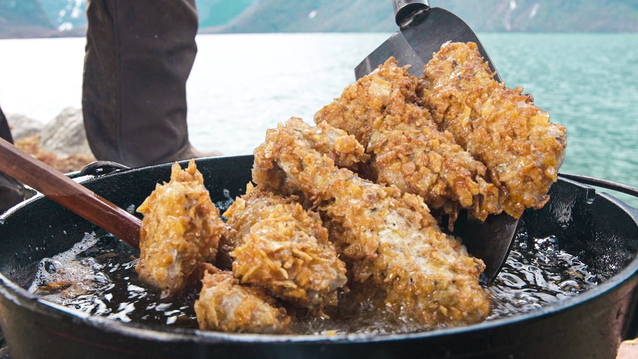 I Fried Everything I Found in Norway’s Wilderness - ASMR