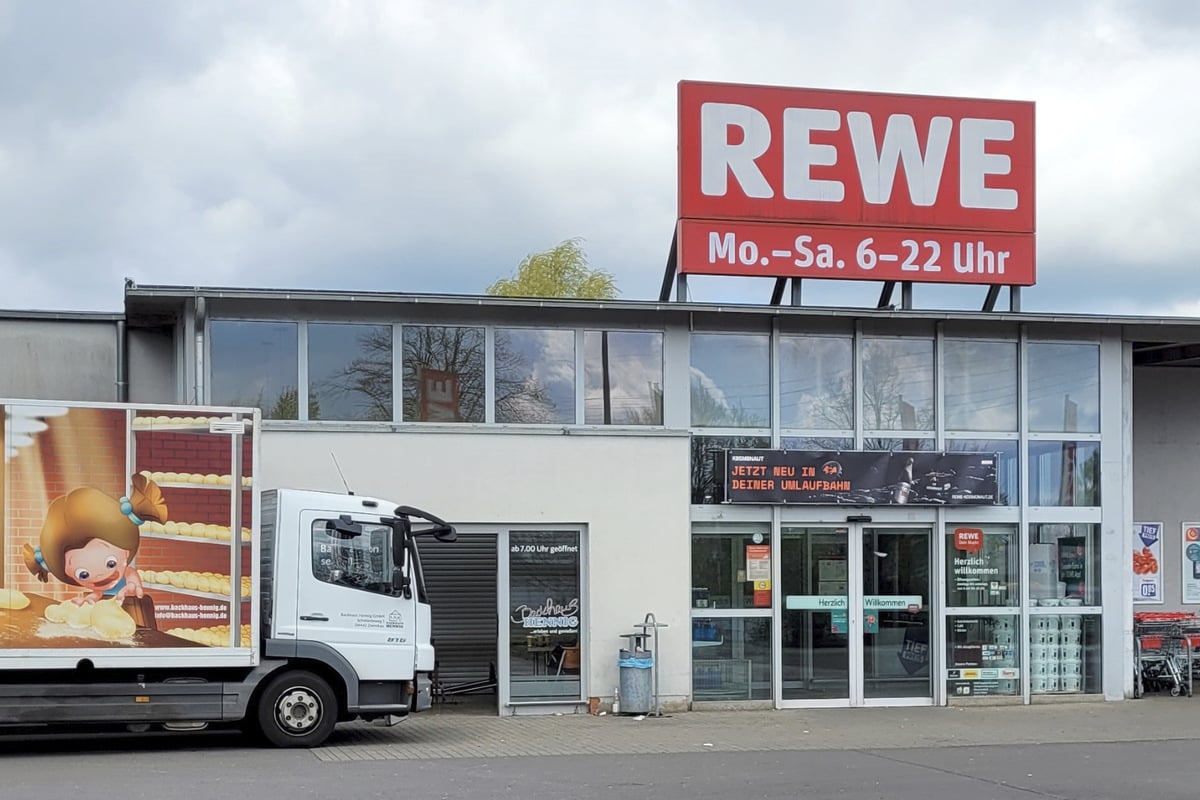 Bagger macht Rewe in Markranstädt platt: Green Building kommt bald