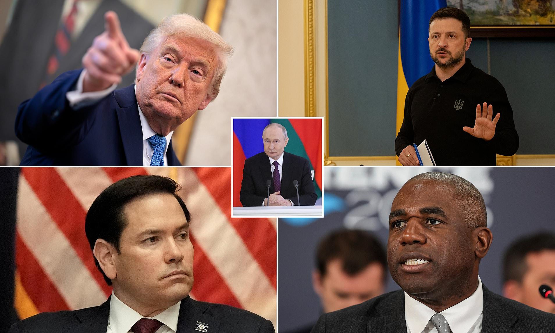 Ukraine peace talks chaos as Marco Rubio SNUBS London summit after Kyiv ...