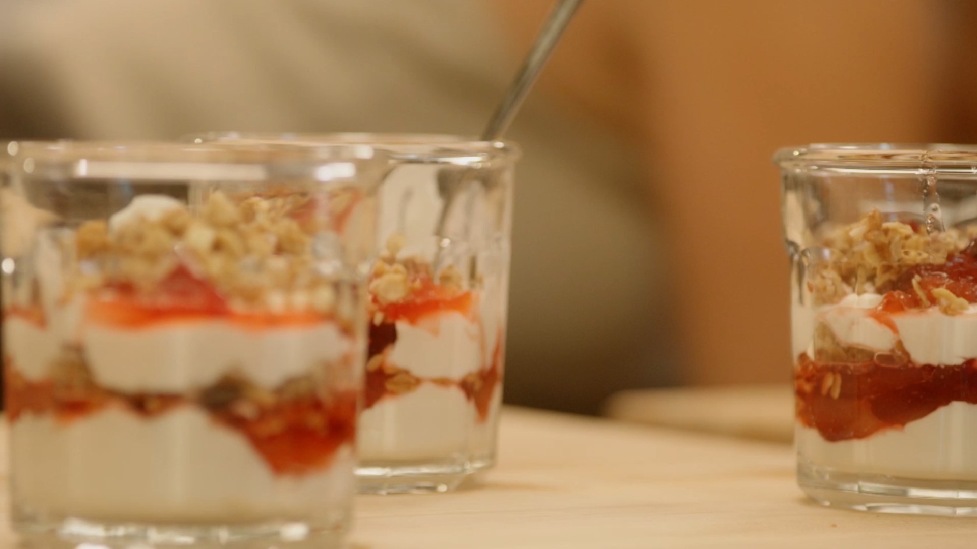 Parfait layers of crunch, cream, and c’est parfait!