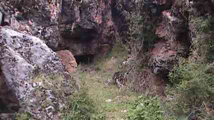 Amazing Tunnel Through Solid Rock Above Cuzco Peru