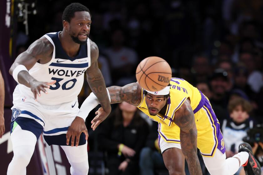 Plaschke: Lakers found true grit just when they needed it and silenced ...