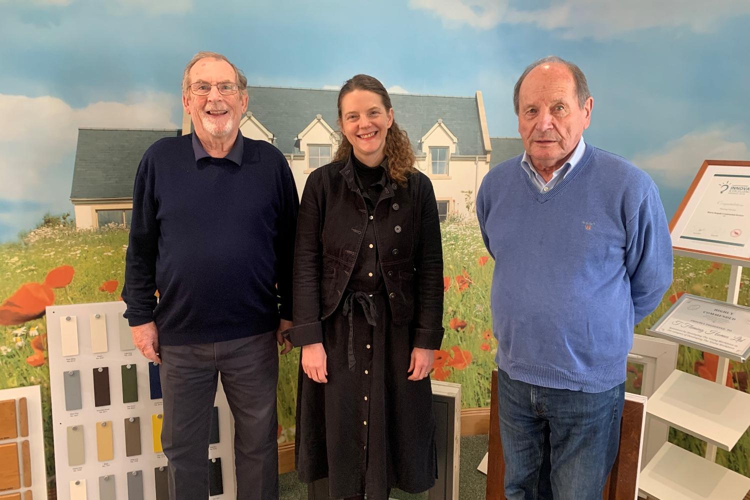 Company celebrates long careers of founding team members Bernard and Mike