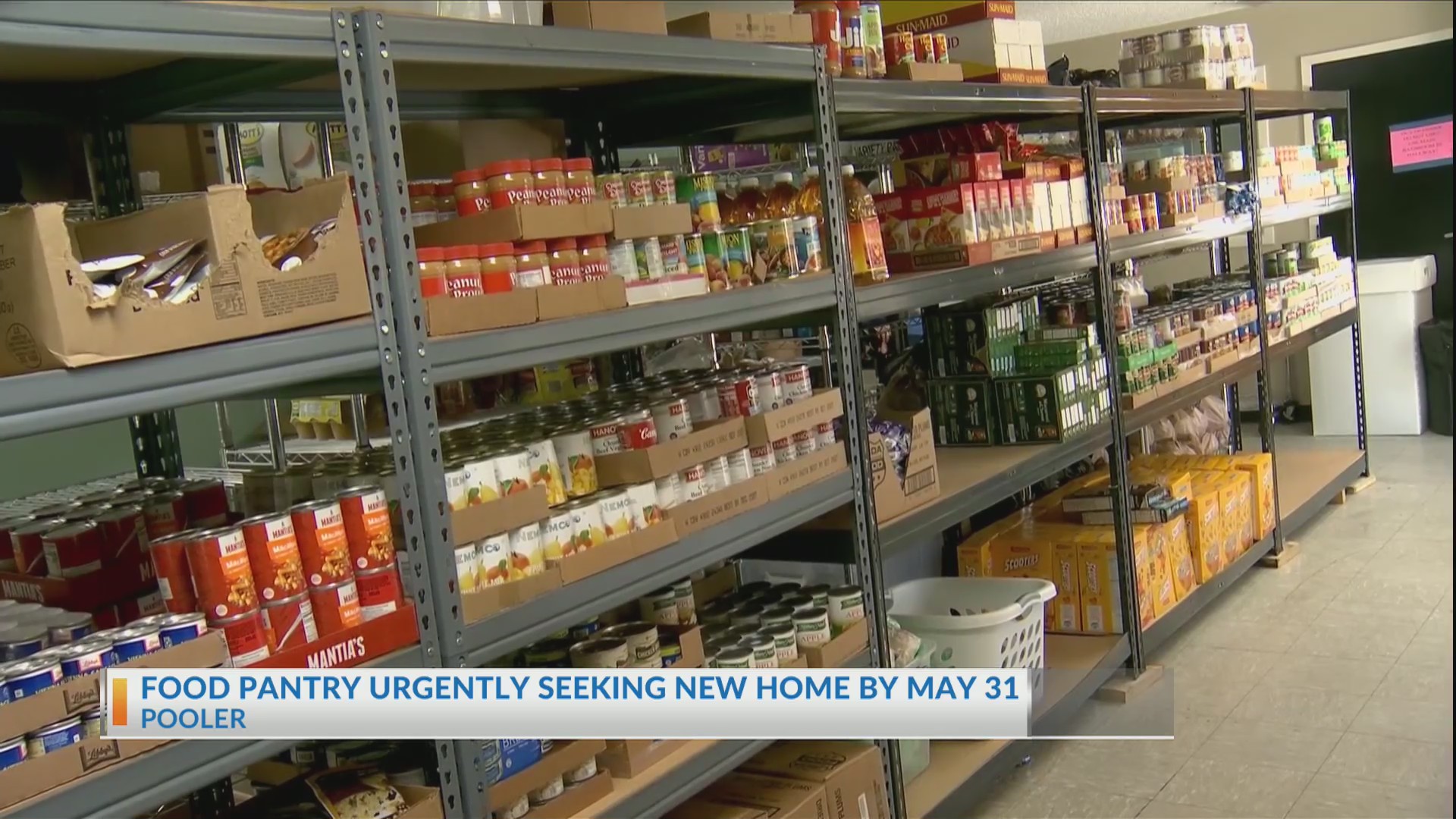 Pooler food pantry urgently seeking new home by May 31st