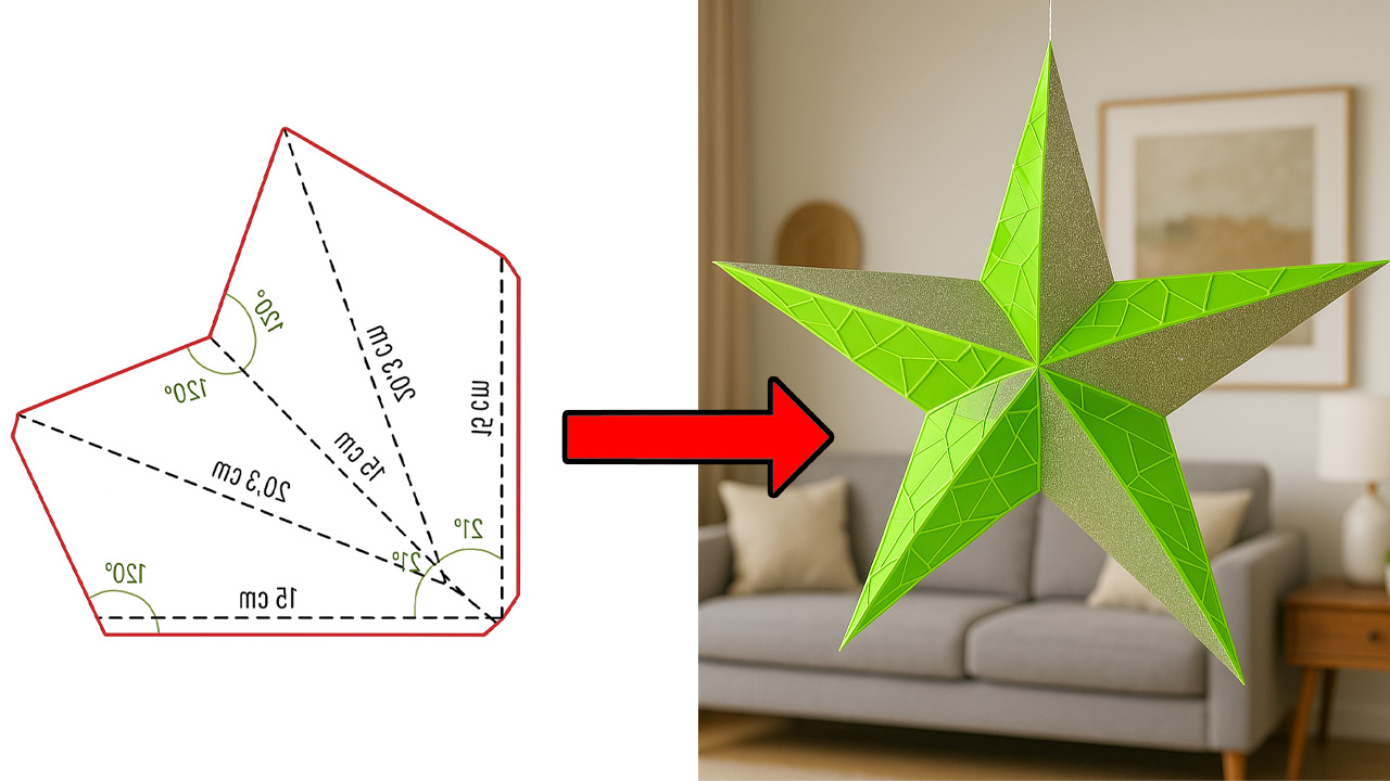 DIY Ster Lantaarn van Papier – Feestelijke Knutsel voor Diwali & Kerst 🌟🪔🎄