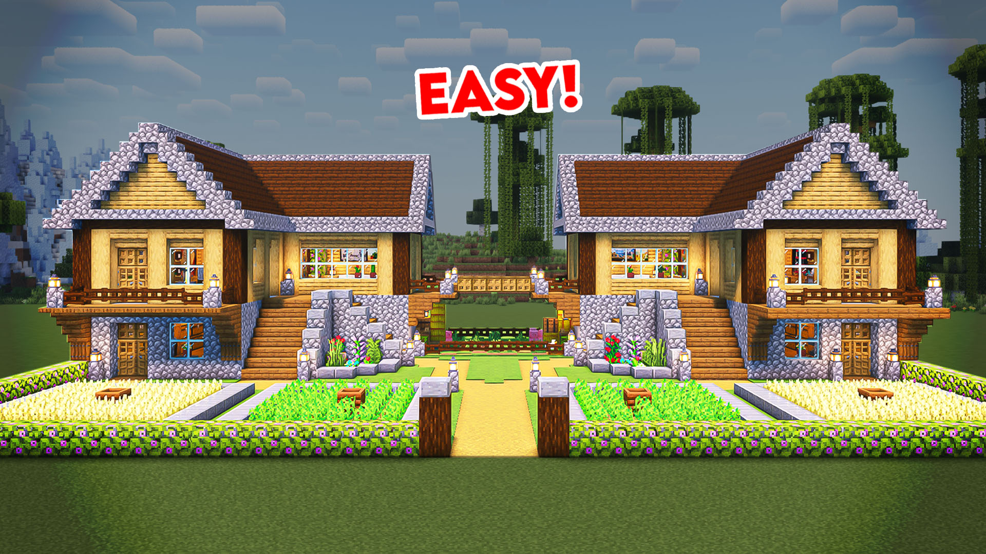 🏡 Hoe Bouw Je een Duo Huis in Minecraft voor Beginners | Stap-voor-Stap ...