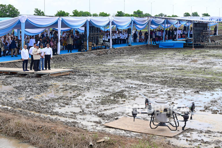 Operasikan Drone, Prabowo: Indonesia akan Jadi Lumbung Pangan Dunia