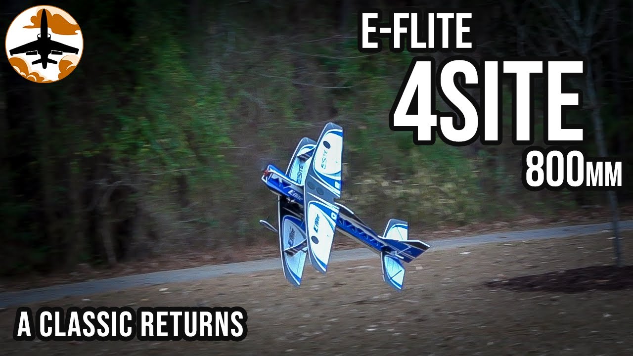 Learn to Fly 3D BETTER With Twice the Wing - E-flite 4Site Review