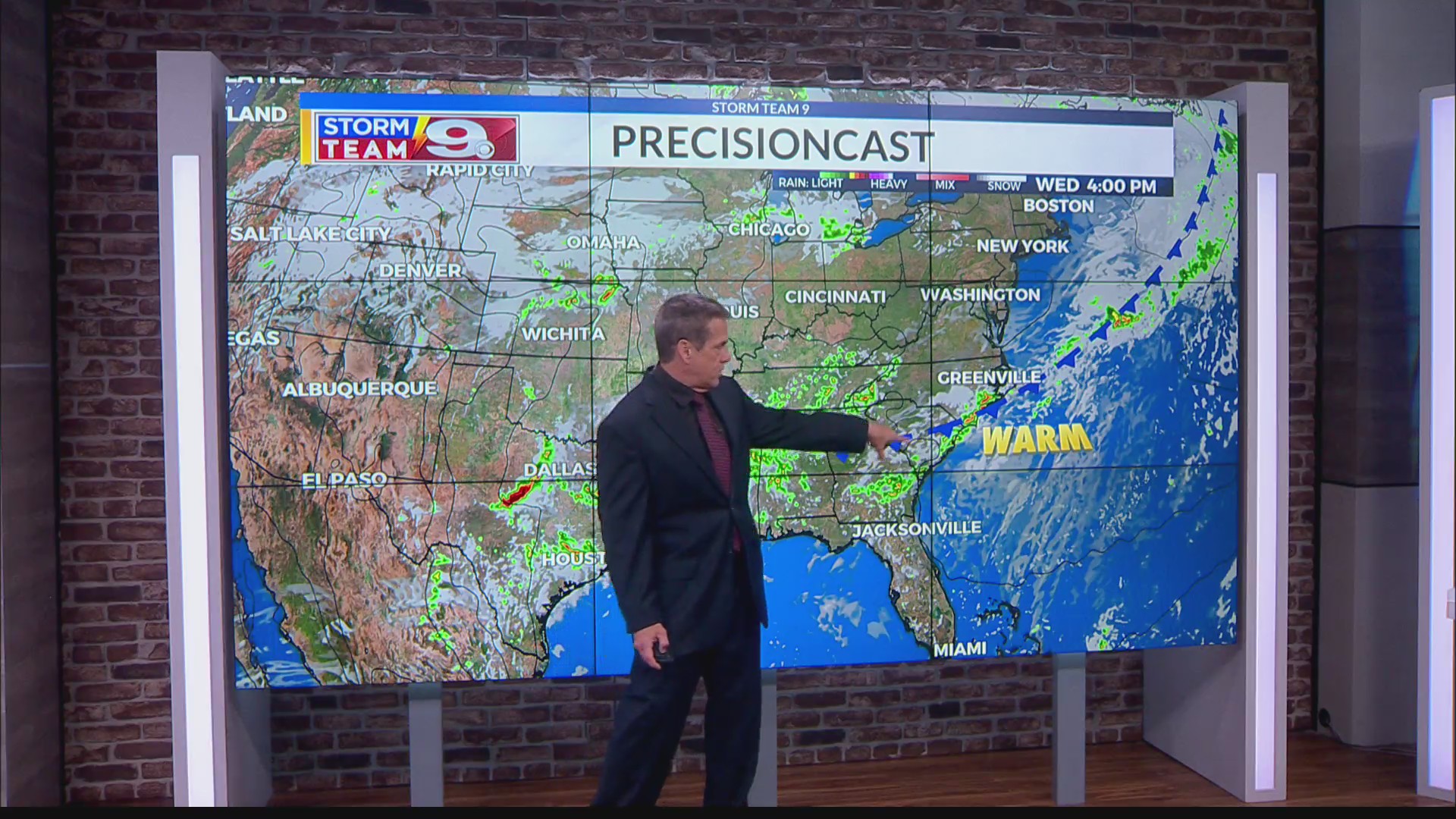 Stalled front remains