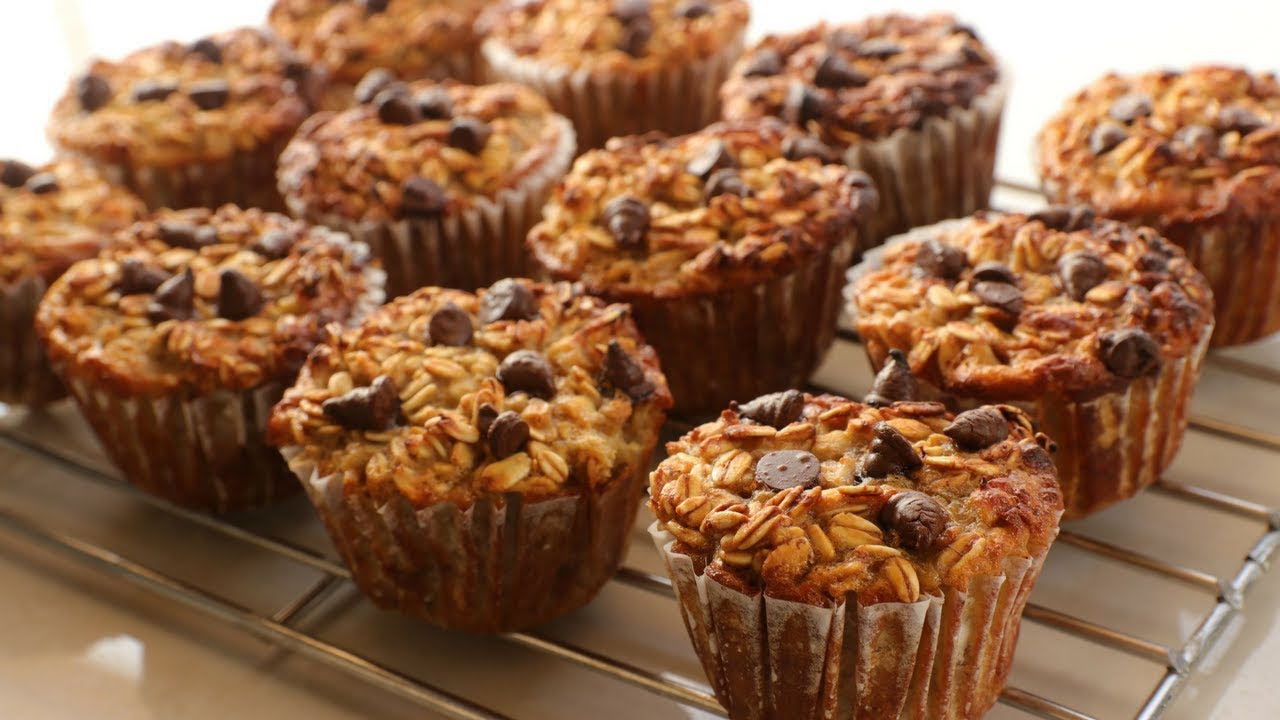 Easy Banana Oatmeal Muffins Recipe