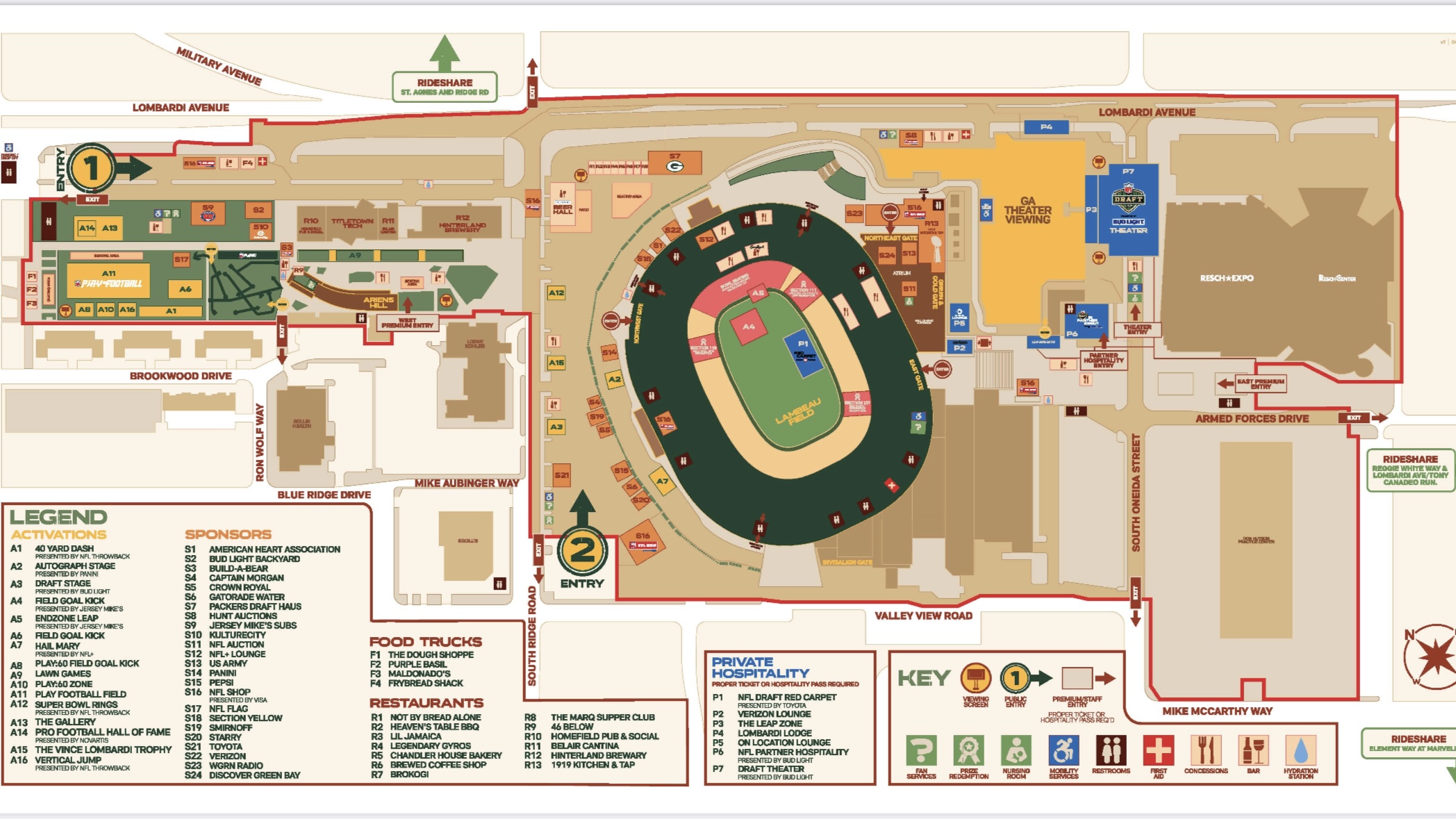 Breaking down the 2025 NFL Draft map