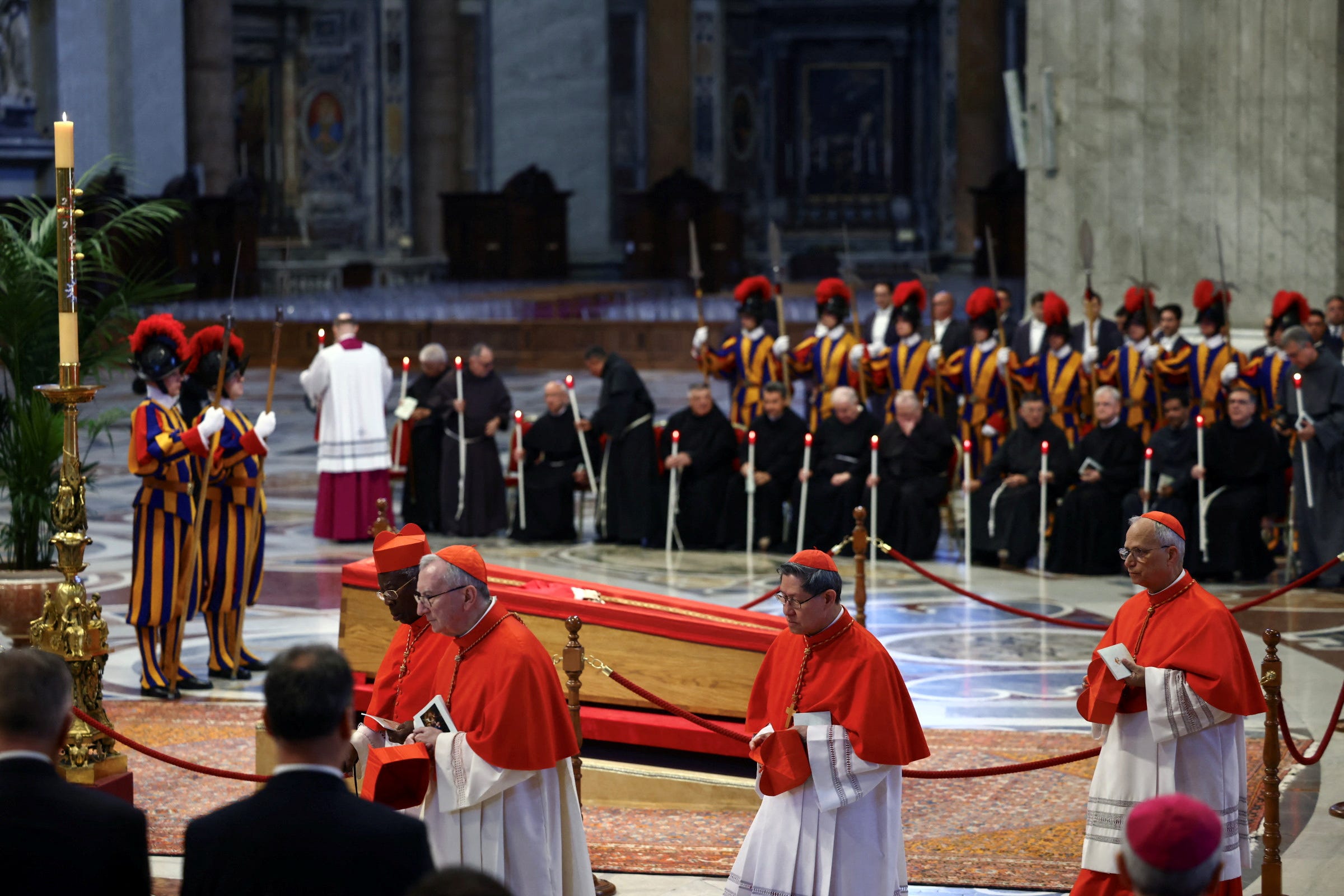Pope Francis' body taken to St. Peter's Basilica for lying in state