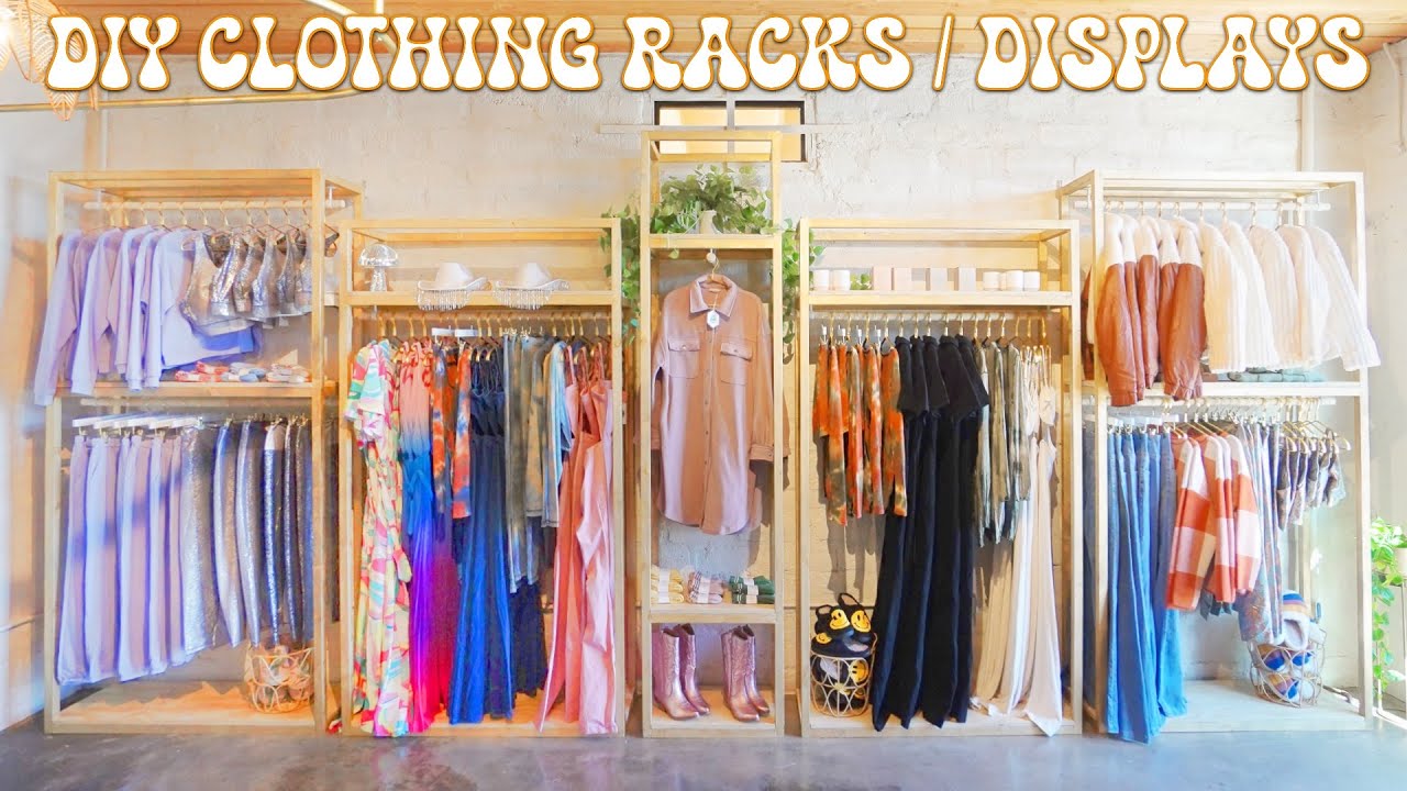 How to Make Modular Clothing Racks on a Budge