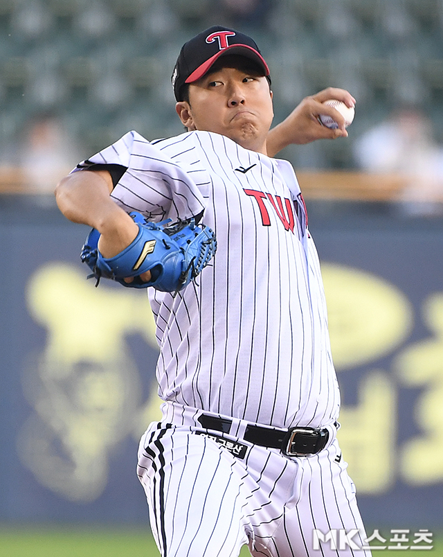 LG 송승기 ‘역투’ [MK포토]