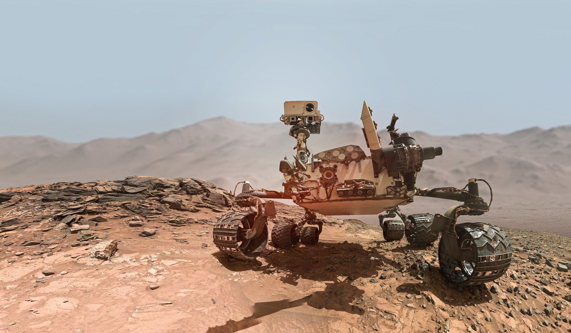NASA’s Perseverance Mars Rover Studies Trove of Rocks on Crater Rim