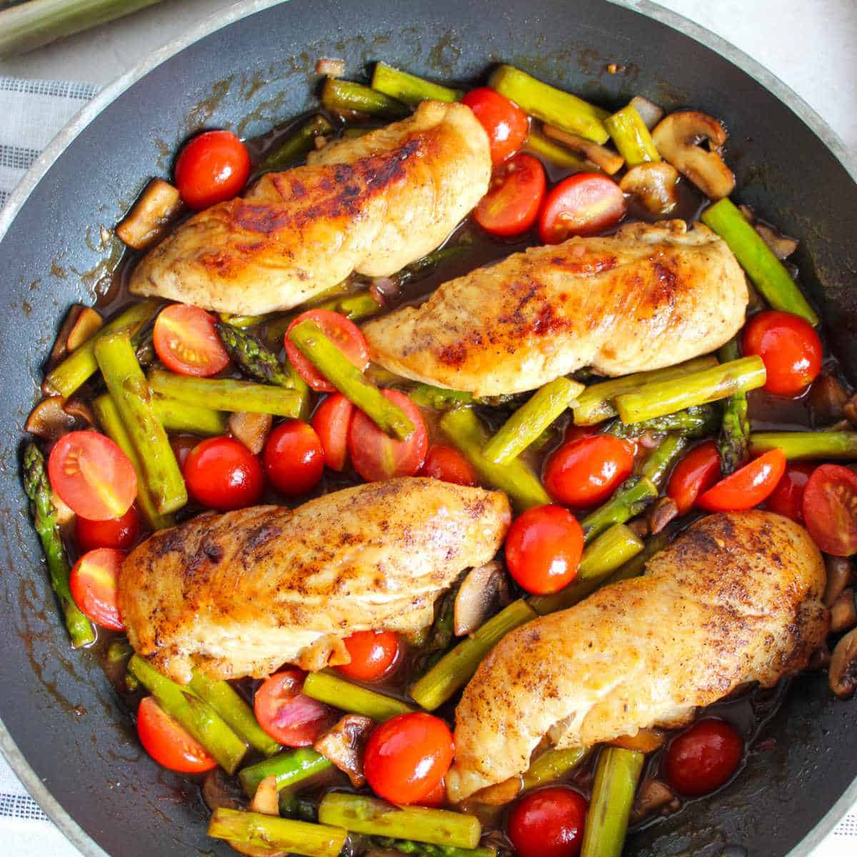 Sauteed chicken tenderloins