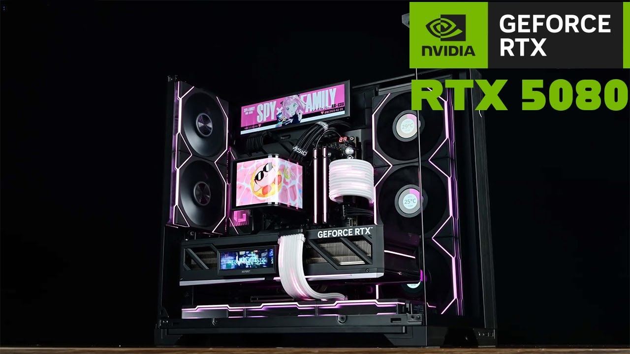 RTX 5080 Vulcan + AMD 7 9800X3D + X870E AORUS Master + SSUPD Xhuttle Black