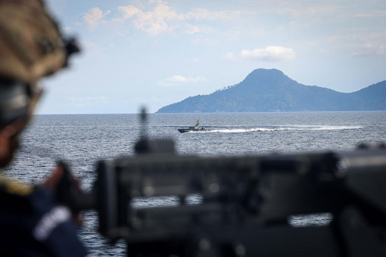 HMS Spey joins allies in defence of fictitious invasion of the Tioman ...