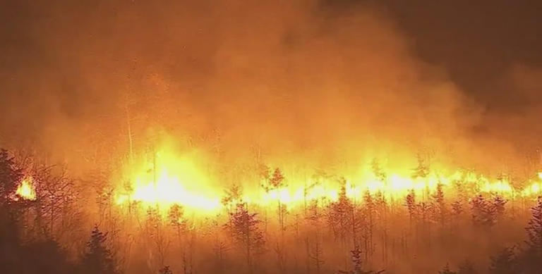 Wildfire grows, evacuation orders lifted in Ocean County, N.J.