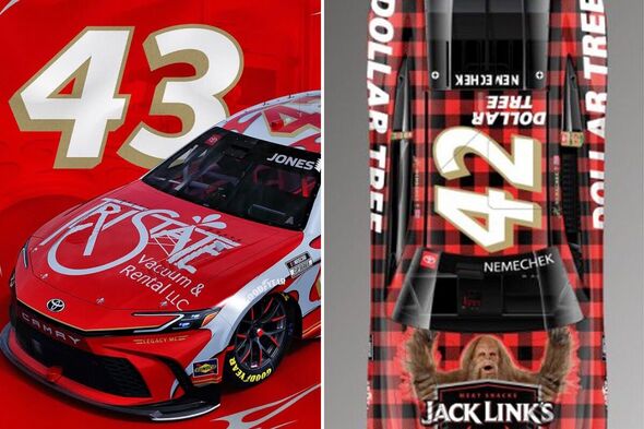 NASCAR Cup Series team unveils two very different new paint schemes for ...